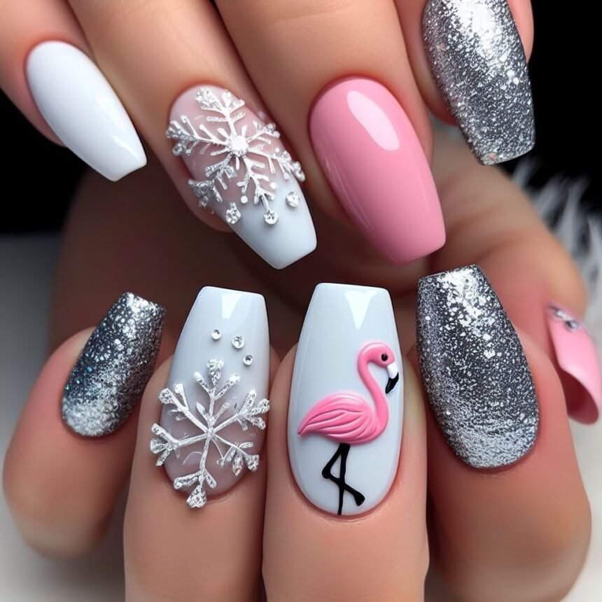 Flamingo Nail Art Ideas That Are Just Fabulous: Designs to Set Your ...