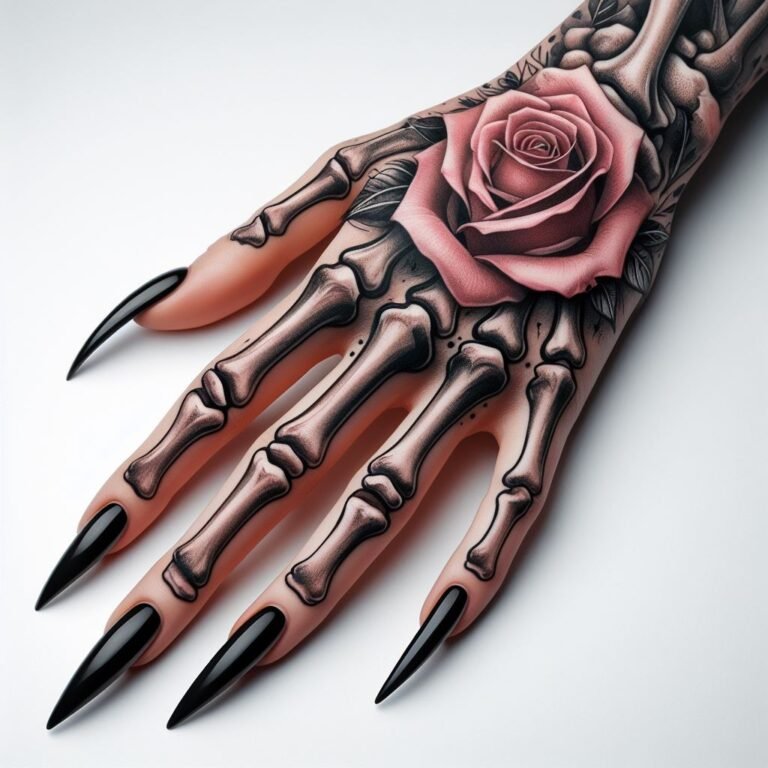 Skeleton Hand Tattoo: Unveiling the Power and Beauty of Bony Brilliance ...