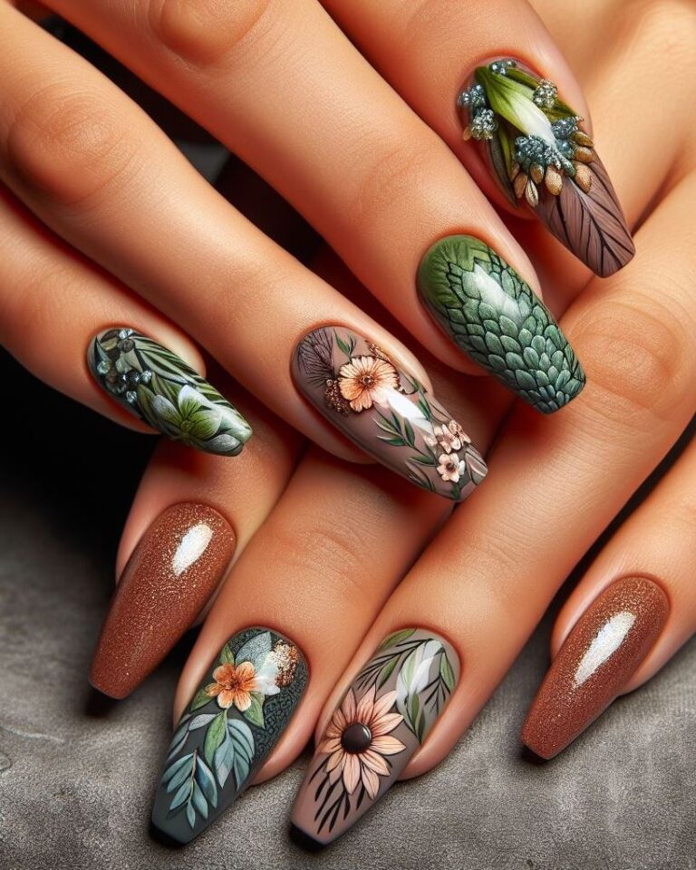 Gorgeous Floral Nail Art Ideas You NEED This Summer | February 2025