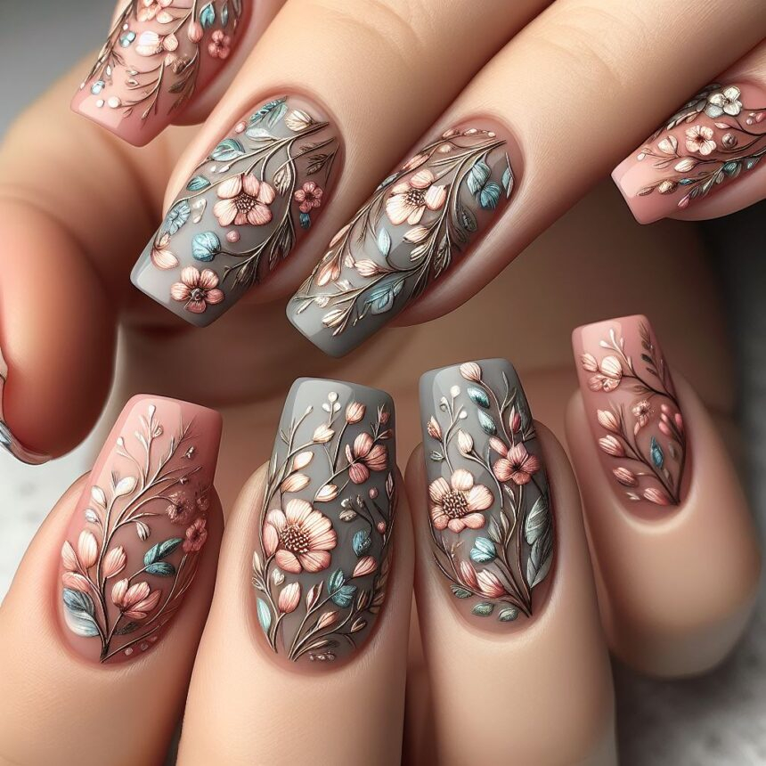 Gorgeous Floral Nail Art Ideas You NEED This Summer | February 2025