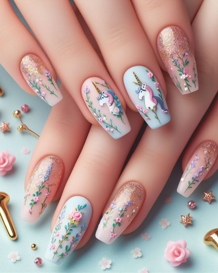 Gorgeous Floral Nail Art Ideas You NEED This Summer | February 2025