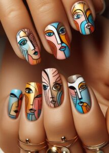 Abstract Nail Art: It's Not Just Random Splotches (We Promise ...