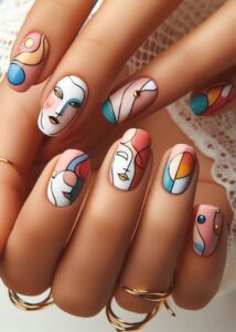 Abstract Nail Art: It's Not Just Random Splotches (We Promise ...