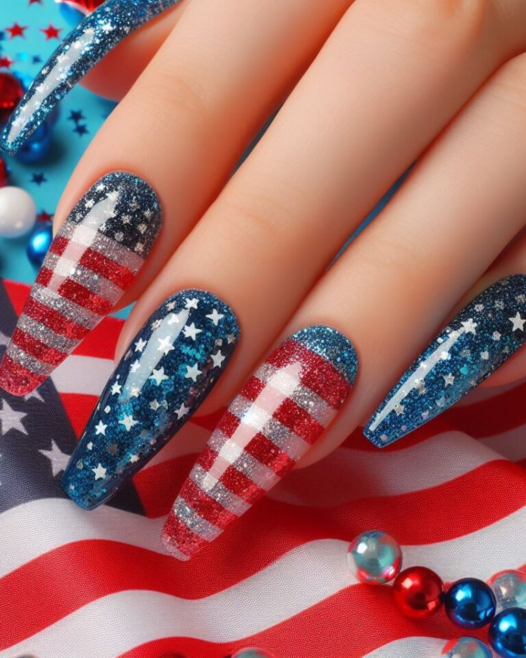 70+ 4th of July Nail Art Ideas: Star-Spangled Perfection Effortlessly | October 2025