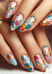 Abstract Nail Art: It's Not Just Random Splotches (We Promise ...