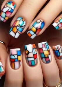 Abstract Nail Art: It's Not Just Random Splotches (We Promise!) | March ...