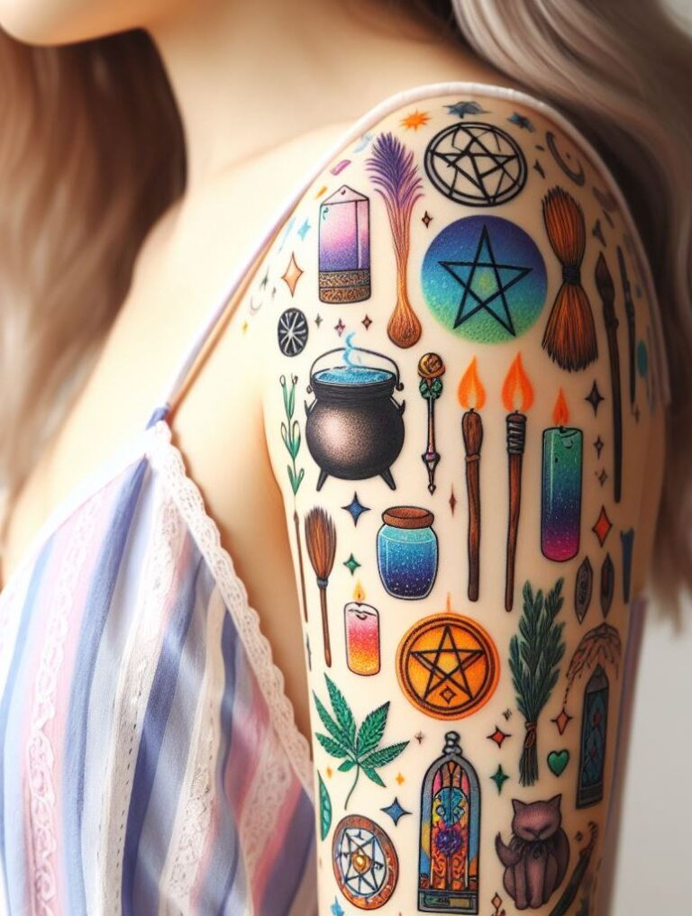 Mystical Wicca Elements Tattoos: Radiate Energy with a Twist | October 2025