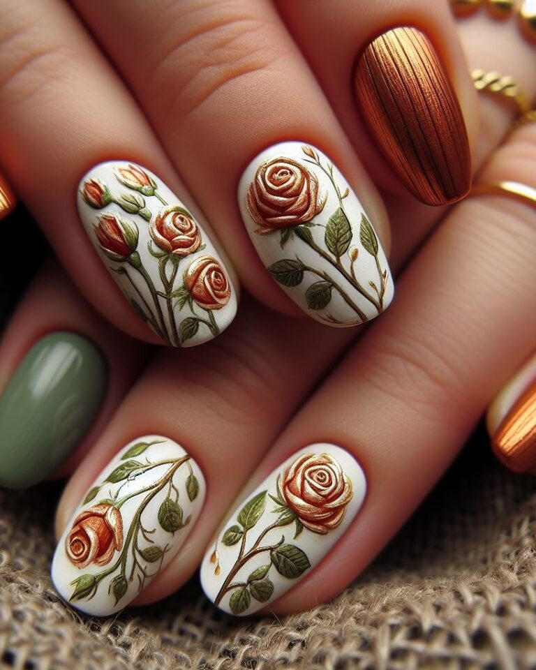 Rose Nailart: 50 Mesmerizing Styles You Can't Miss | October 2025