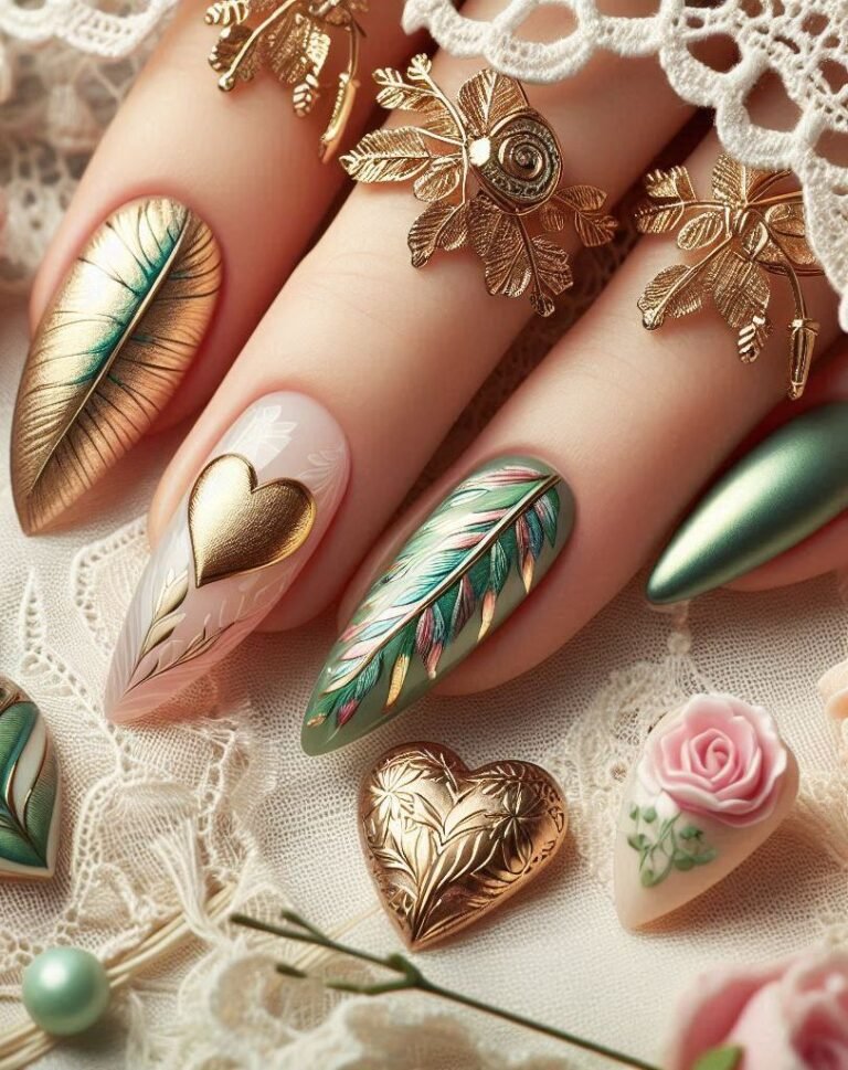 Ditch the Boring With These 90+ Eye-Catching Heart Nail Art Ideas ...
