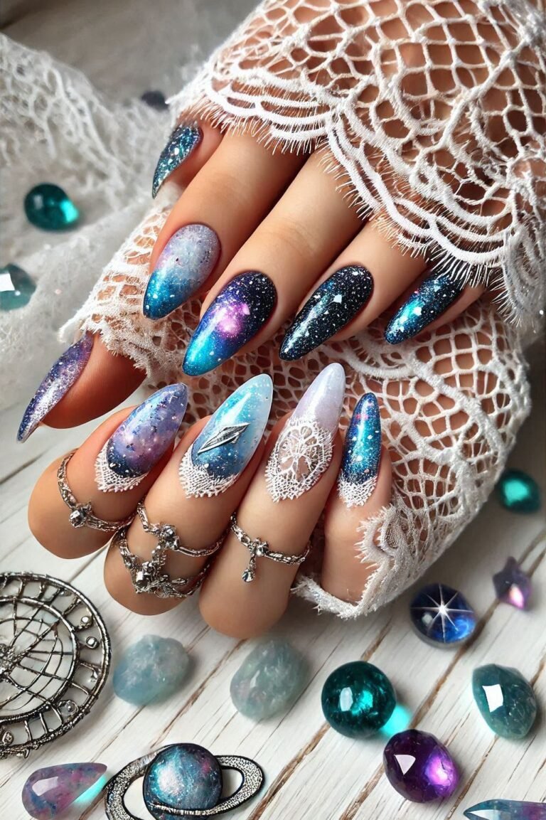 100 Mesmerizing Galaxy Nail Art Ideas: Out-of-This-World Designs to ...