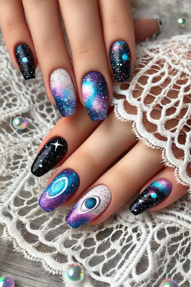 100 Mesmerizing Galaxy Nail Art Ideas: Out-of-This-World Designs to ...