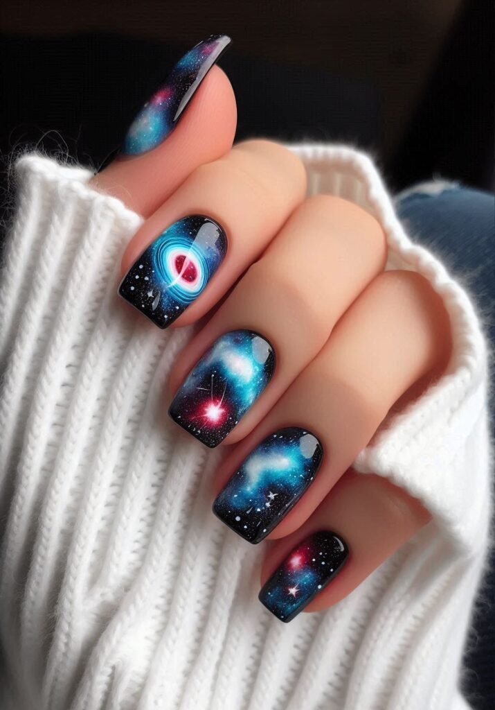 100 Mesmerizing Galaxy Nail Art Ideas: Out-of-This-World Designs to ...