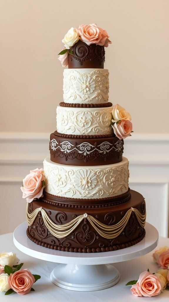 75+ Chocolate Wedding Cakes That Are Too Indulgent to Ignore | October 2025